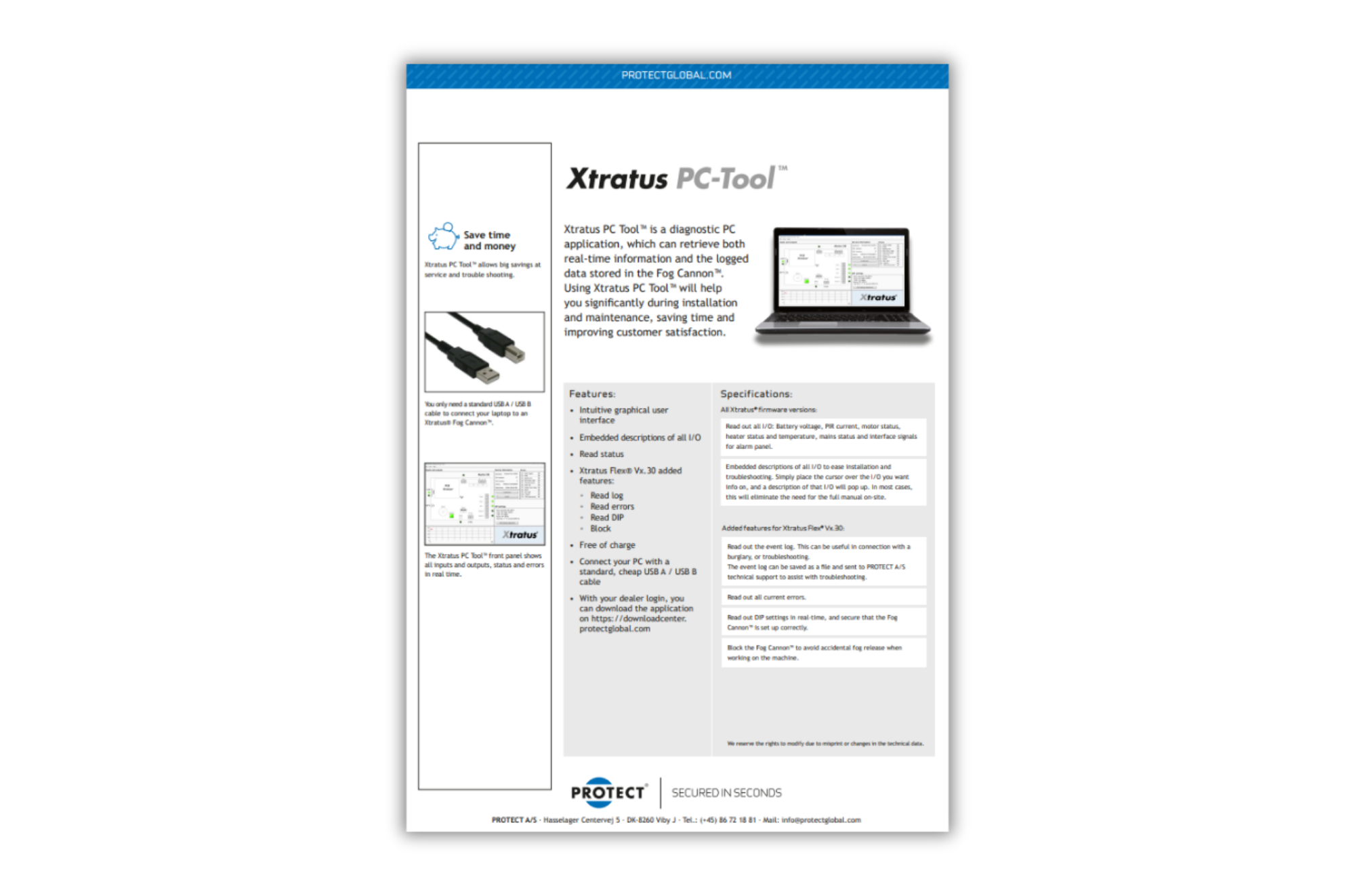 Xtratus PC Tool Datasheet - PROTECT Download Center