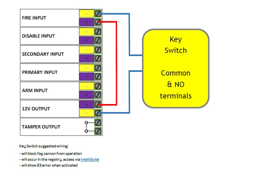Key Switch suggested wiring - PROTECT Download Center