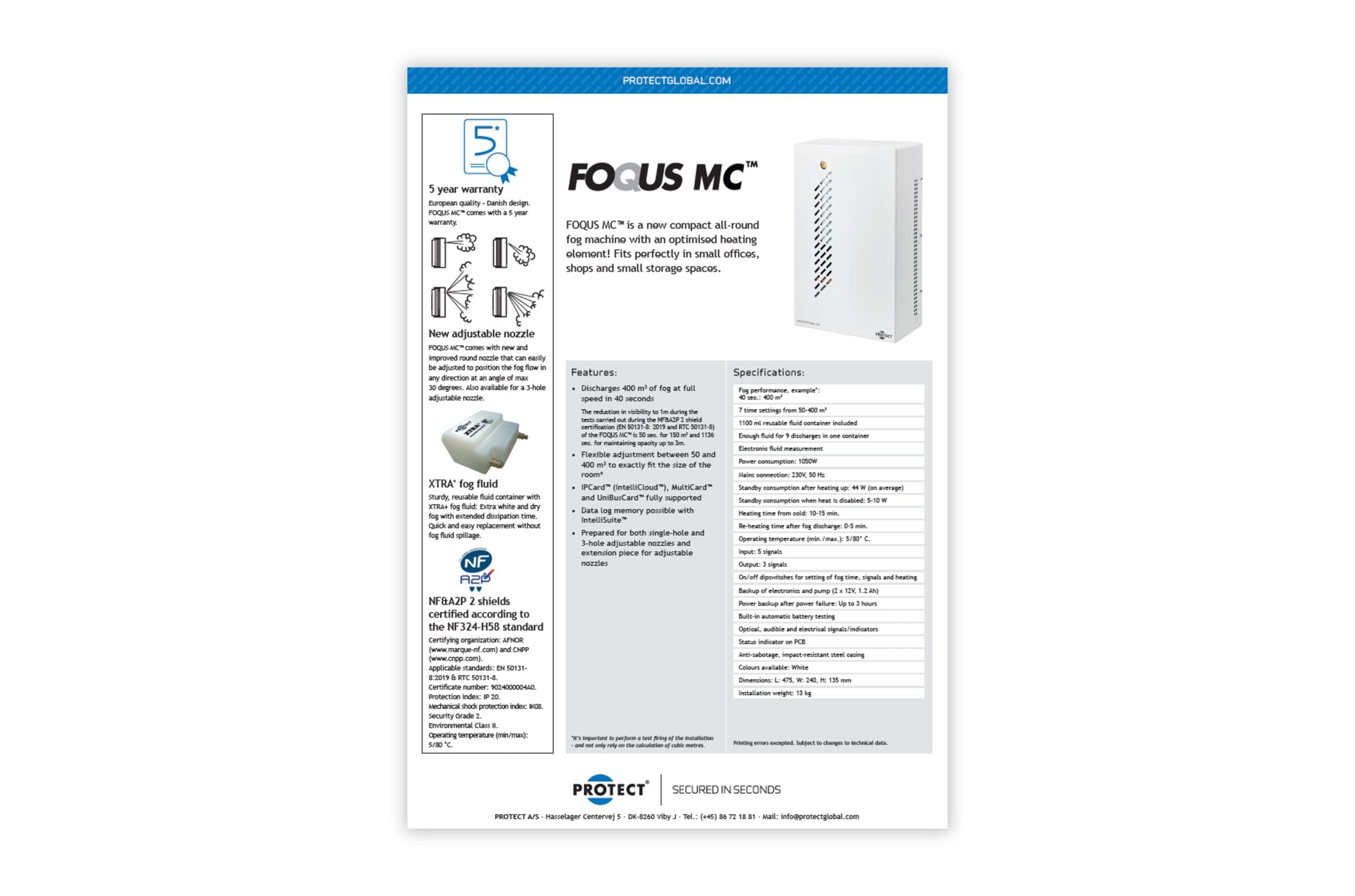 FOQUS MC Datasheet - PROTECT Download Center